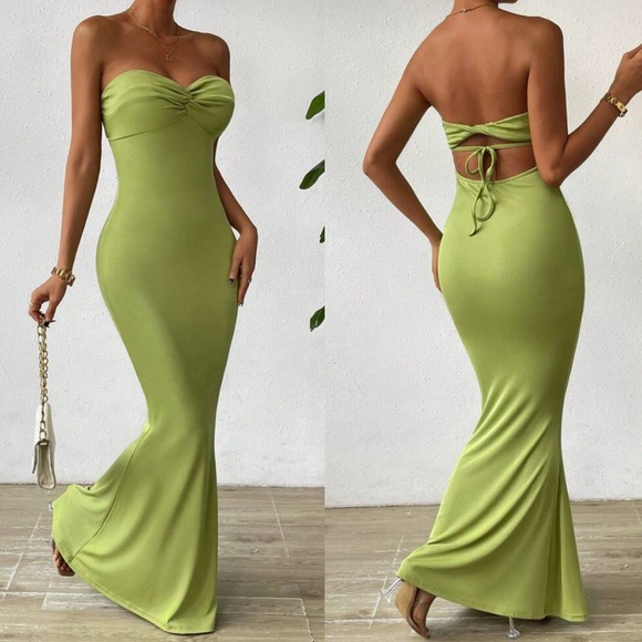 Dresses | Boho Open Front Mermaid Hem Tube Dress | Poshmark